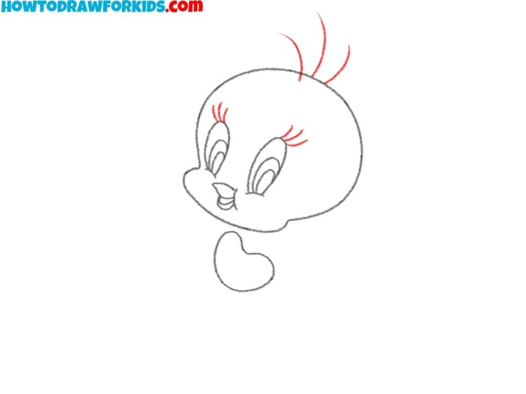 How to Draw Tweety - Easy Drawing Tutorial For Kids
