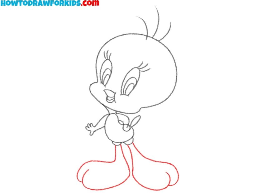 How to Draw Tweety - Easy Drawing Tutorial For Kids