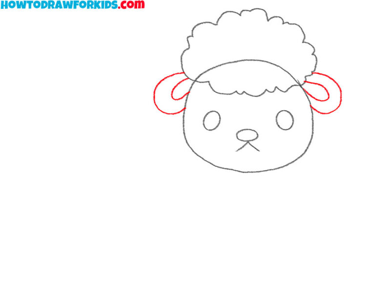 How to Draw a Sheep - Easy Drawing Tutorial For Kids