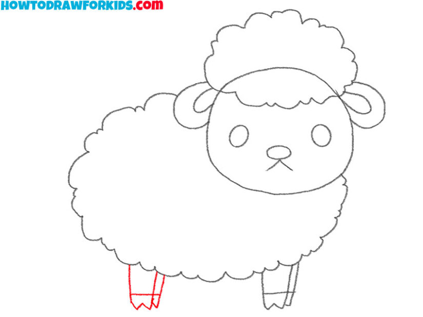 How to Draw a Sheep - Easy Drawing Tutorial For Kids