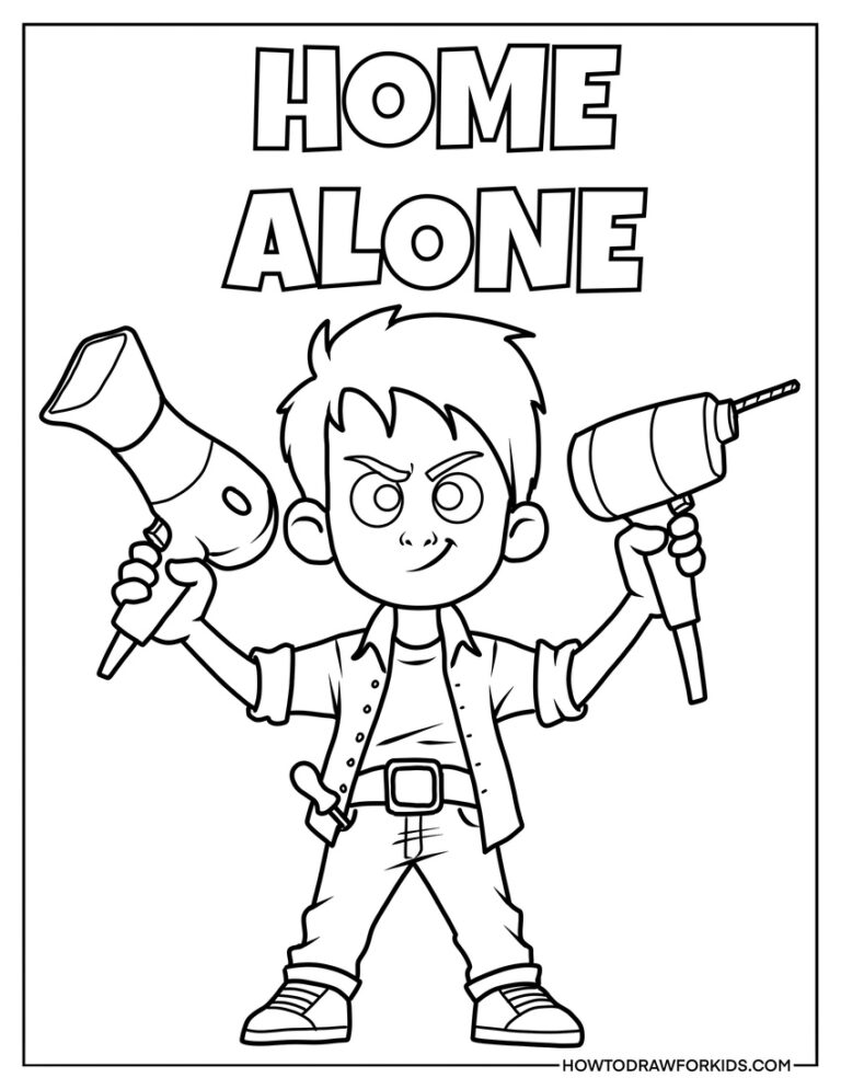 Home Alone Coloring Pages - Free Printables