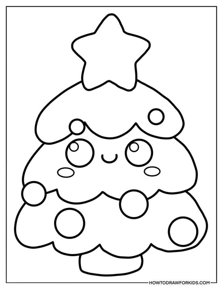 Christmas Tree Coloring Pages - Free Printables