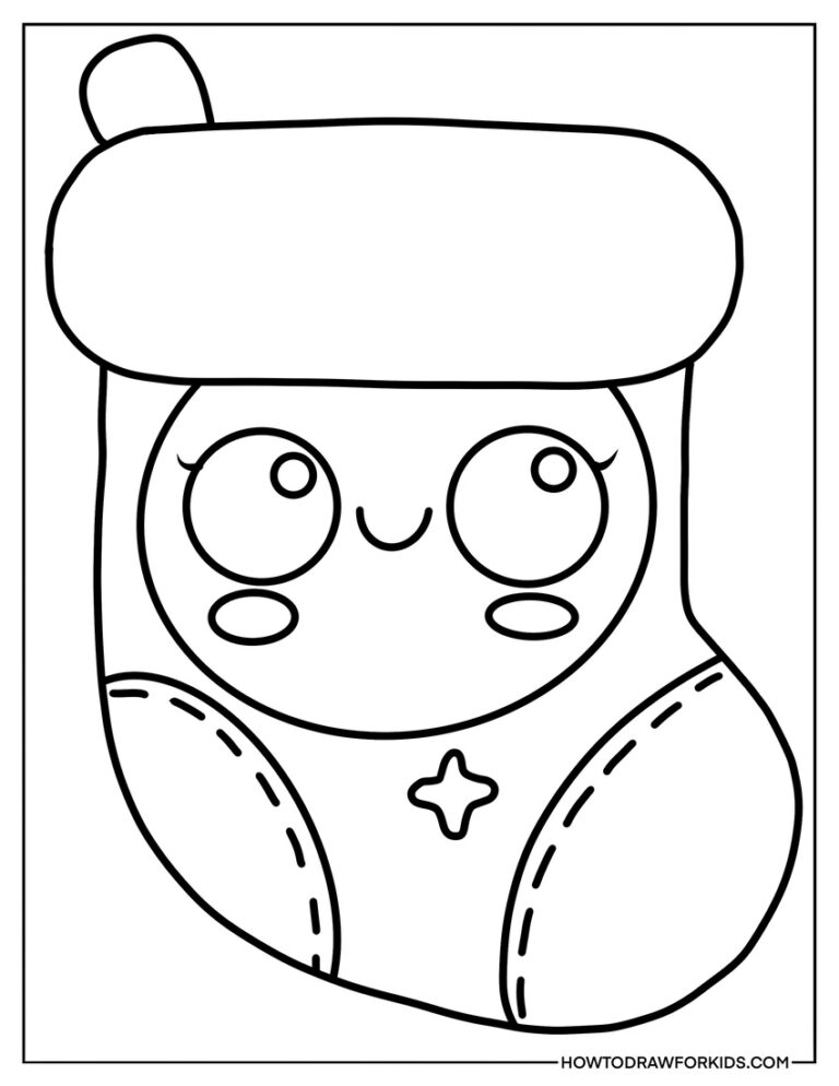 Christmas Stocking Coloring Pages - Free Printables