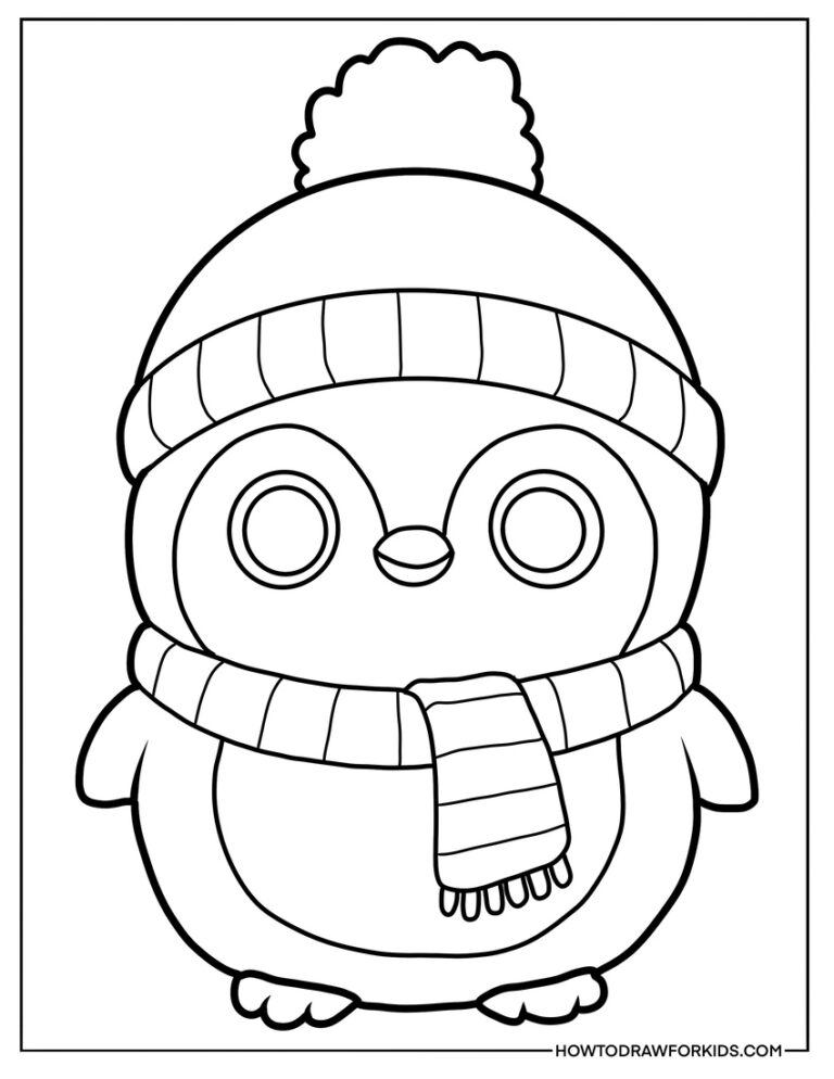 Penguin Coloring Pages - Free Printables