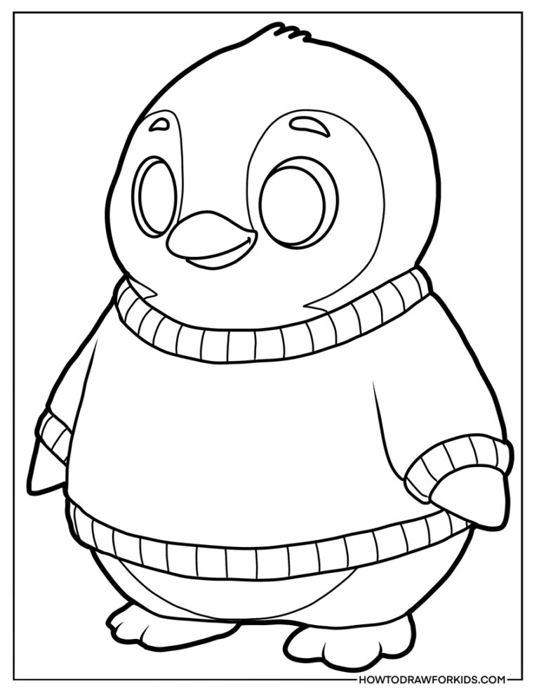 Penguin Coloring Pages - Free Printables