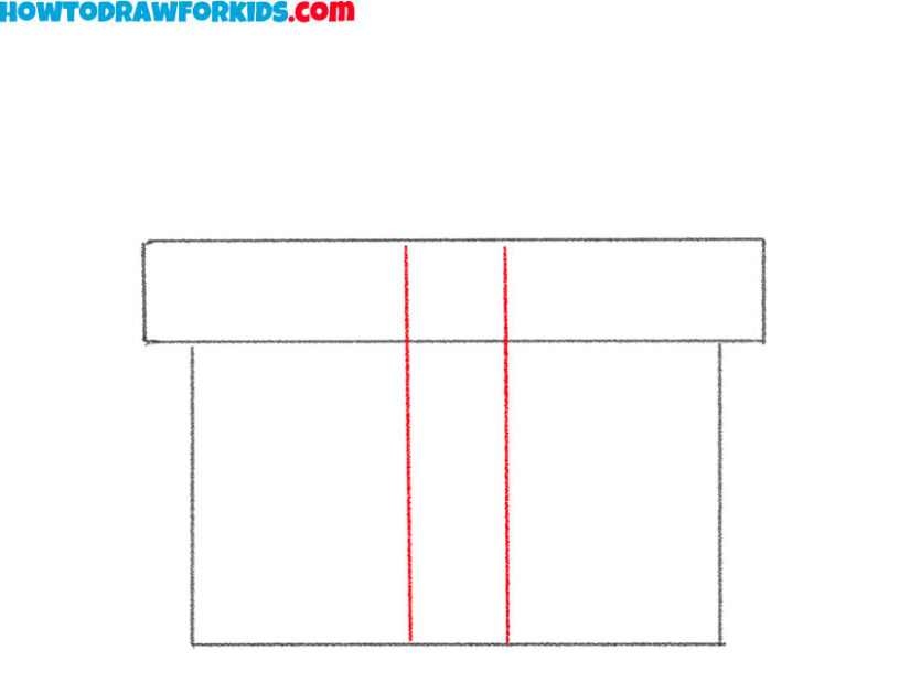 How to Draw a Gift Box - Easy Drawing Tutorial For Kids