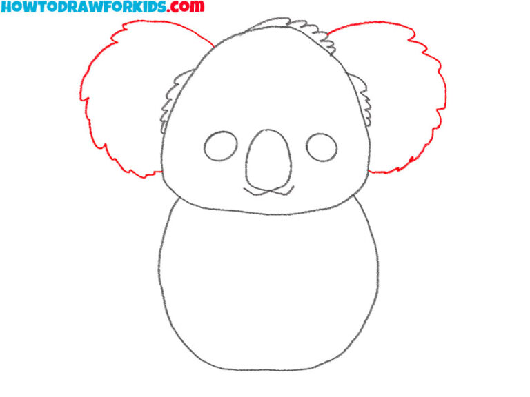 How to Draw a Koala - Easy Drawing Tutorial For Kids