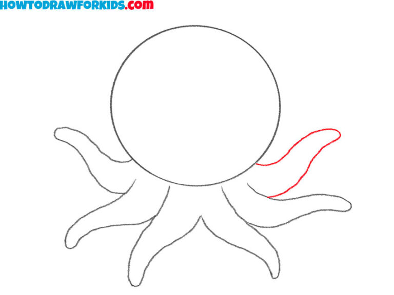 How to Draw an Octopus - Easy Drawing Tutorial For Kids