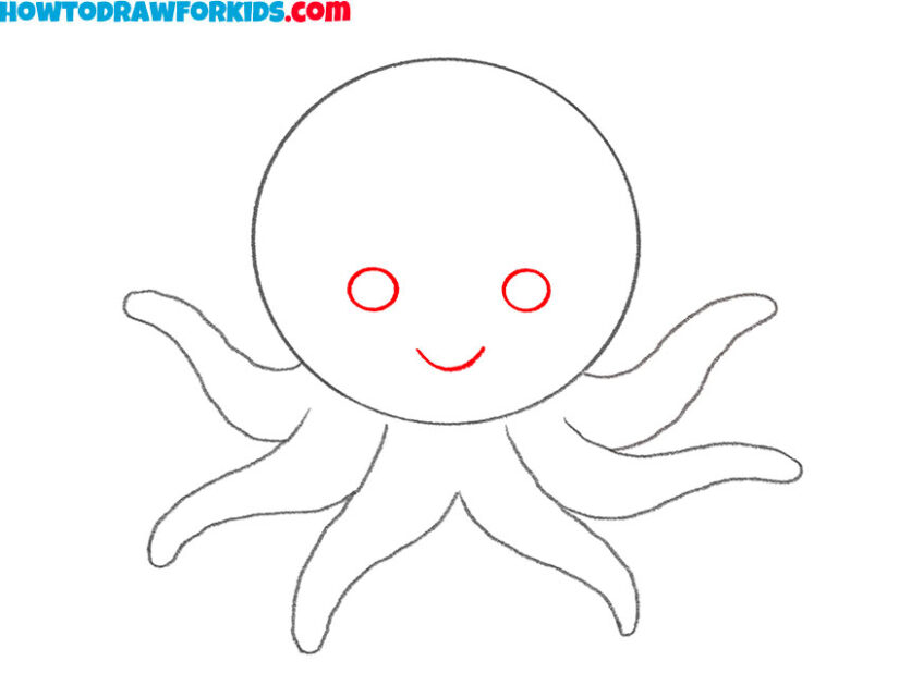 How to Draw an Octopus - Easy Drawing Tutorial For Kids