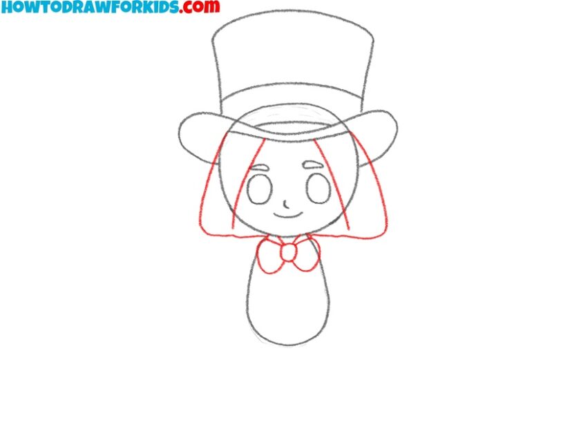 How to Draw Willy Wonka - Easy Drawing Tutorial For Kids