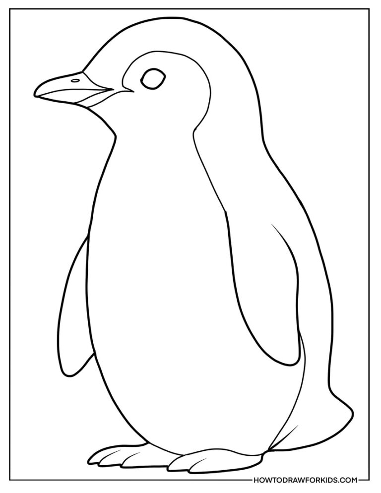 Penguin Coloring Pages - Free Printables