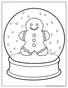 Gingerbread Man Coloring Pages - Free Printables