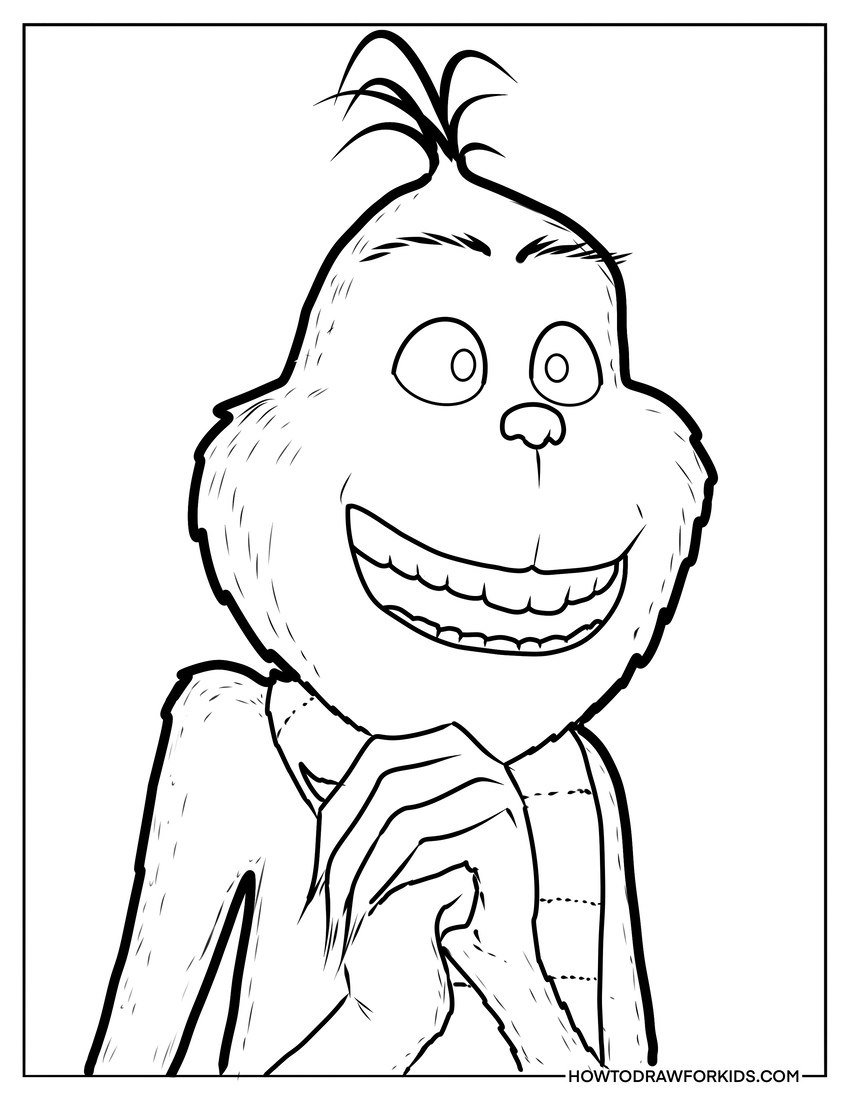 Grinch Coloring Pages - Free Printables