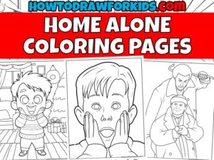 Home Alone Coloring Pages - Free Printables