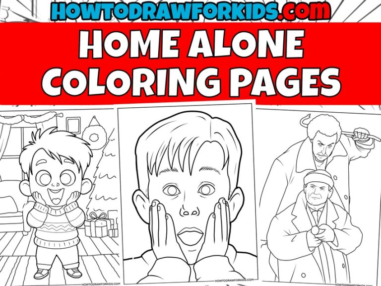 Home Alone Coloring Pages - Free Printables