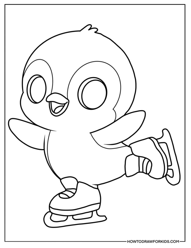Penguin Coloring Pages - Free Printables