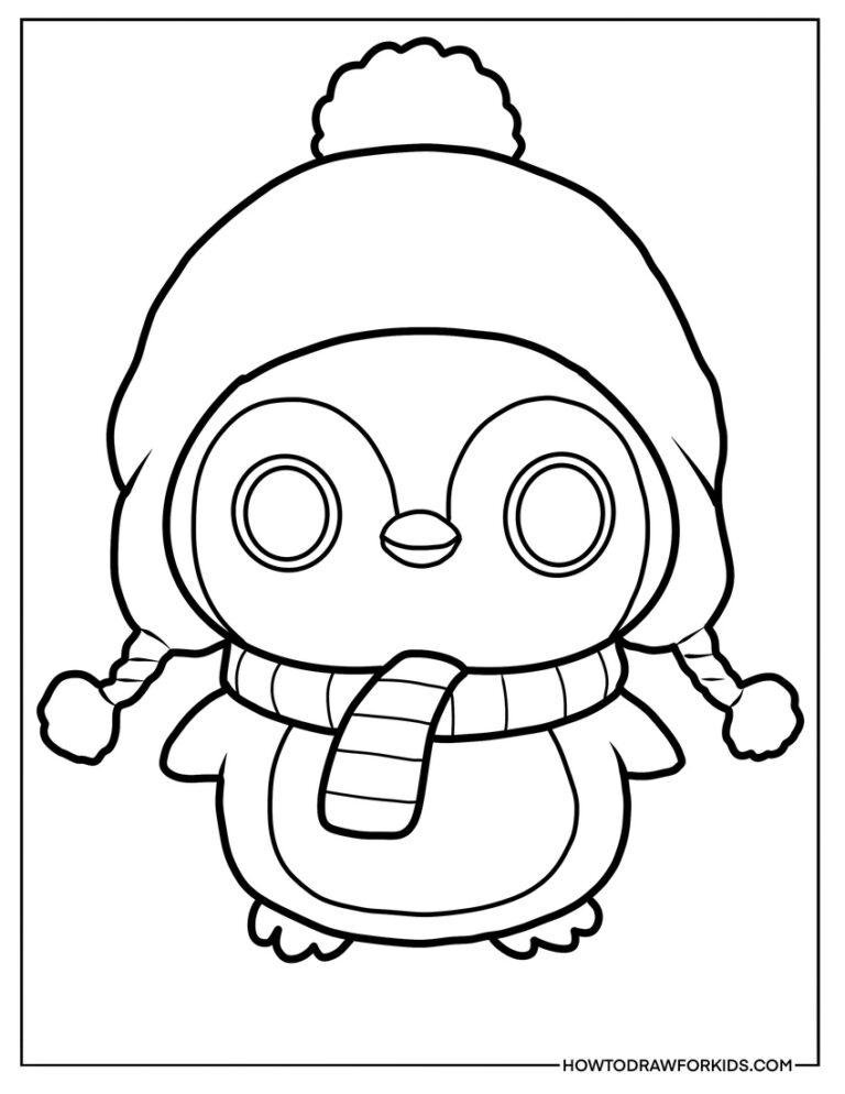 Penguin Coloring Pages - Free Printables