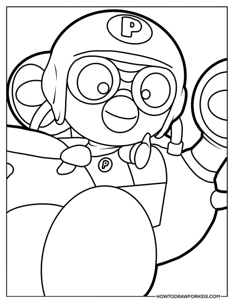 Pororo Coloring Pages - Free Printables