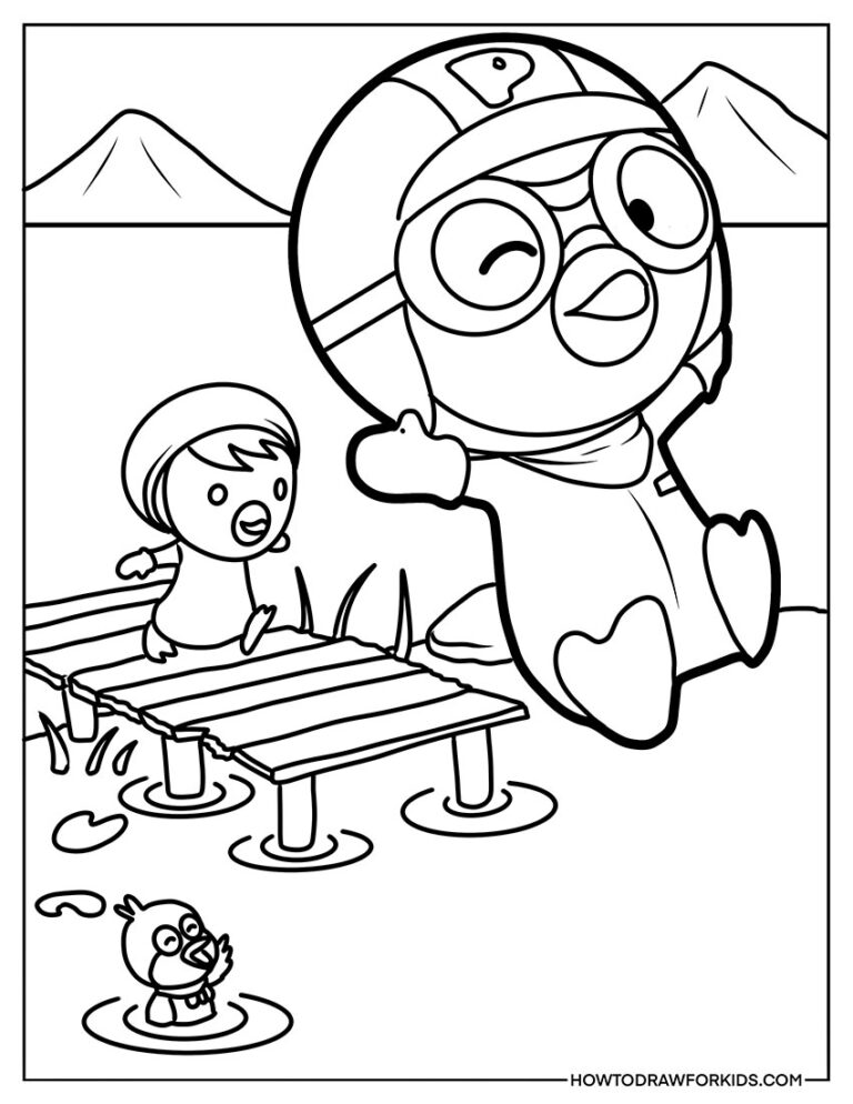 Pororo Coloring Pages - Free Printables