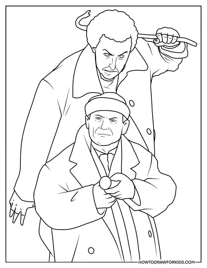 Home Alone Coloring Pages - Free Printables