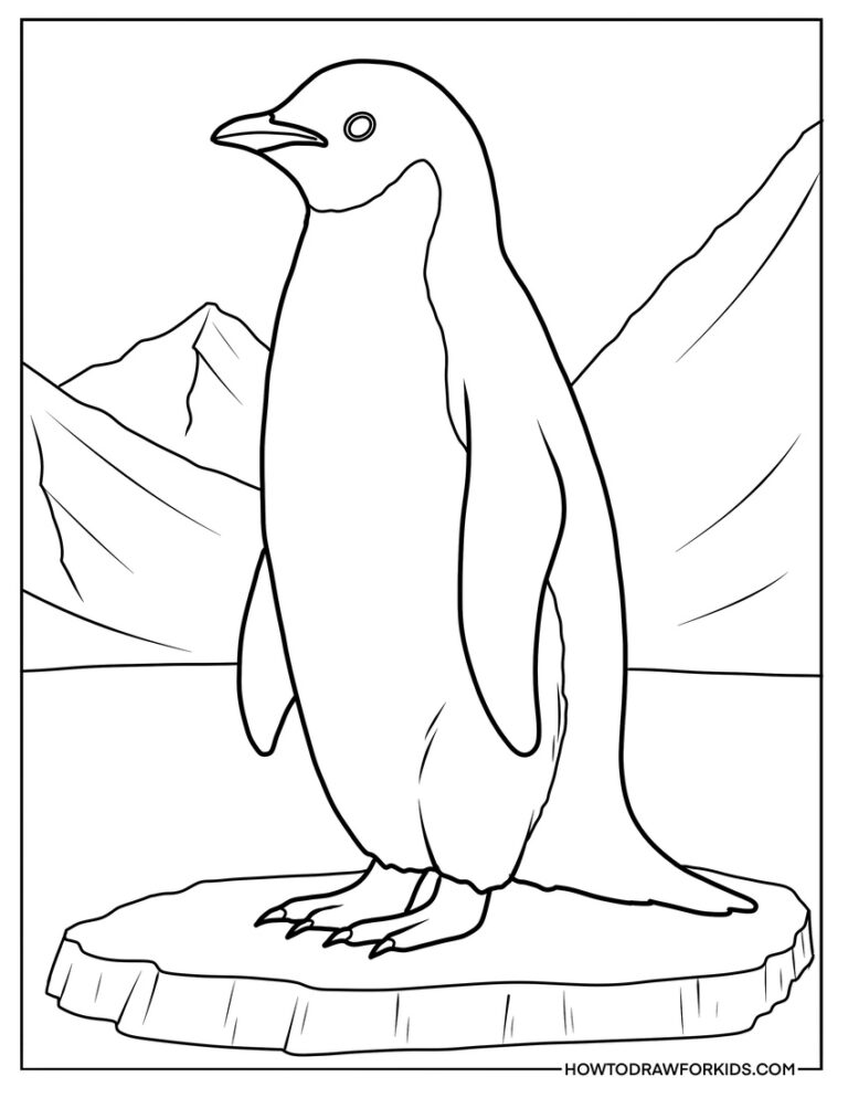 Penguin Coloring Pages - Free Printables