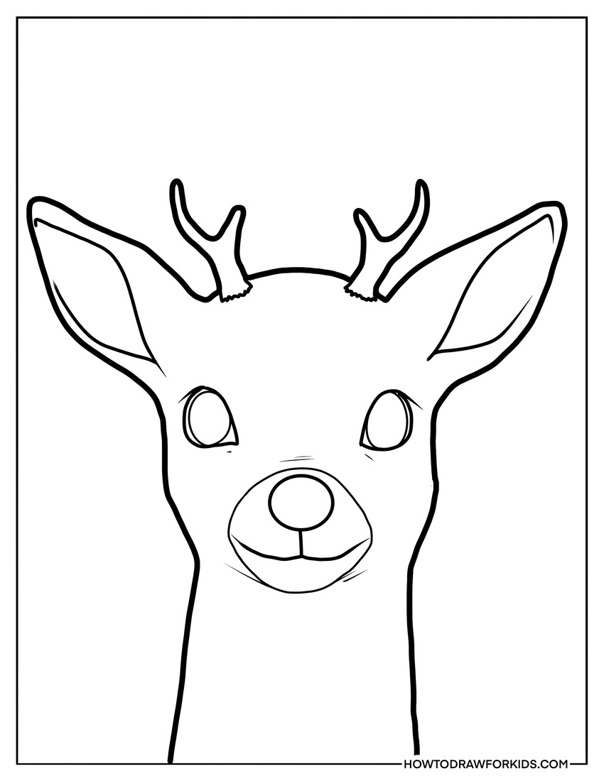 Rudolph Coloring Pages - Free Printables