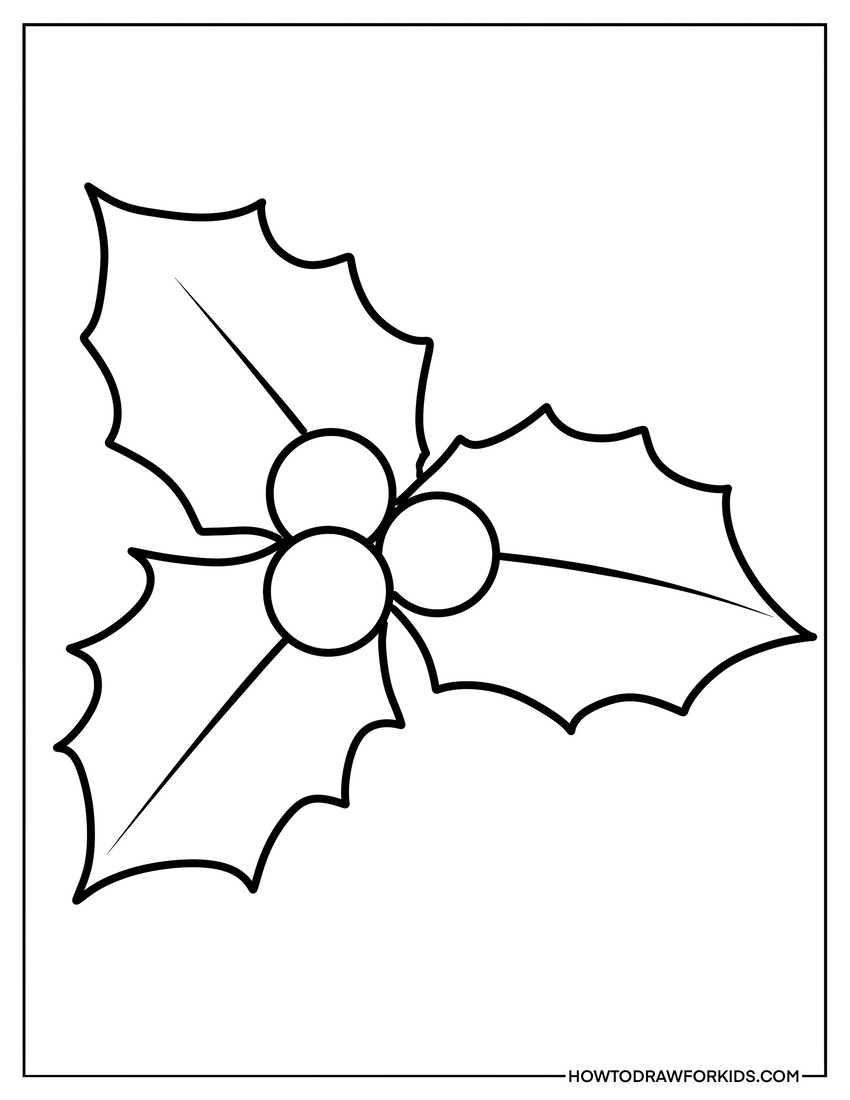 Mistletoe Coloring Pages - Free Printables
