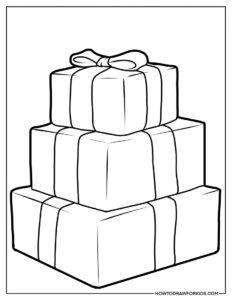 Present Coloring Pages - Free Printables