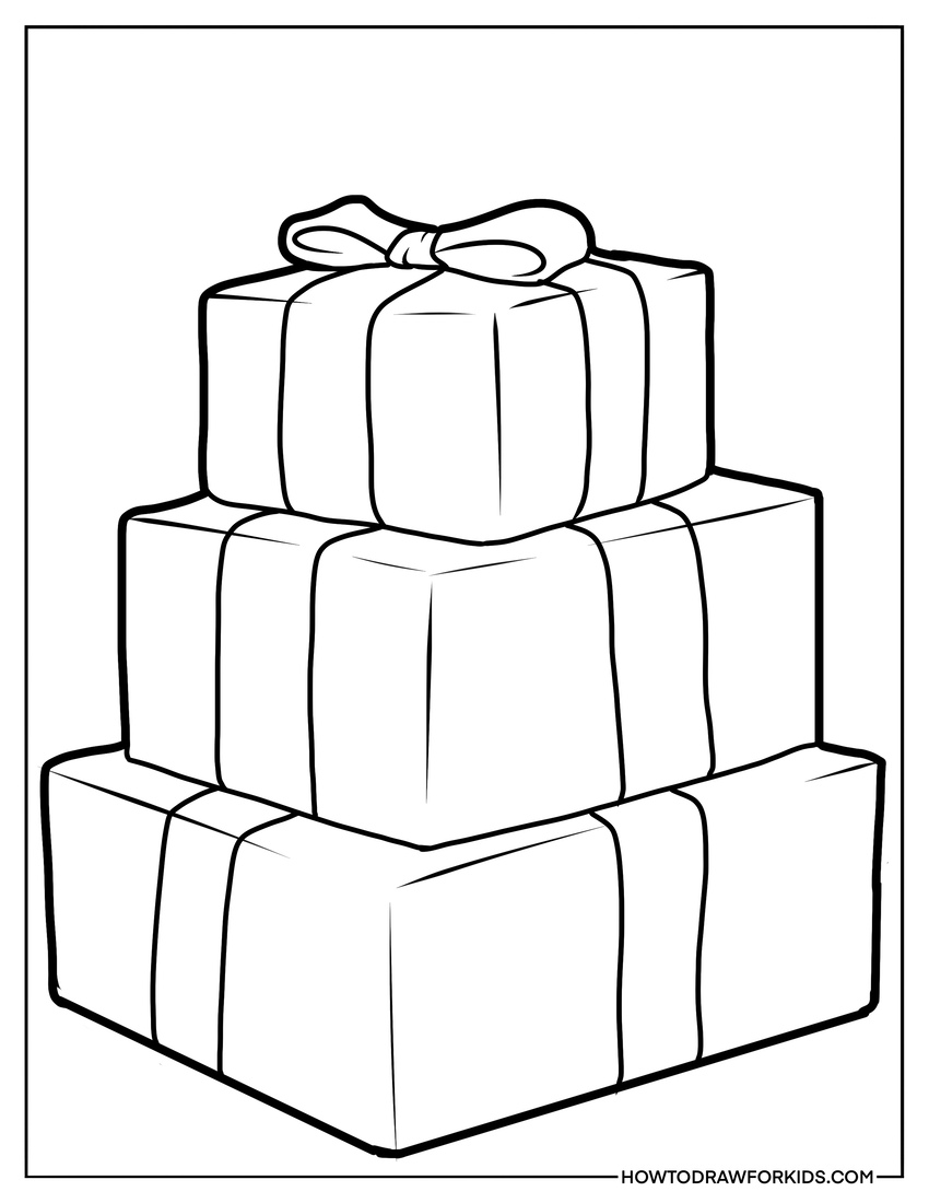 Present Coloring Pages - Free Printables