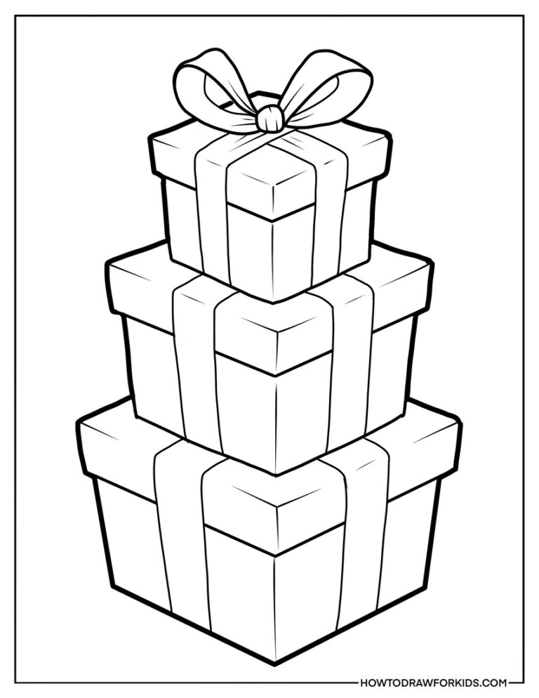Present Coloring Pages - Free Printables