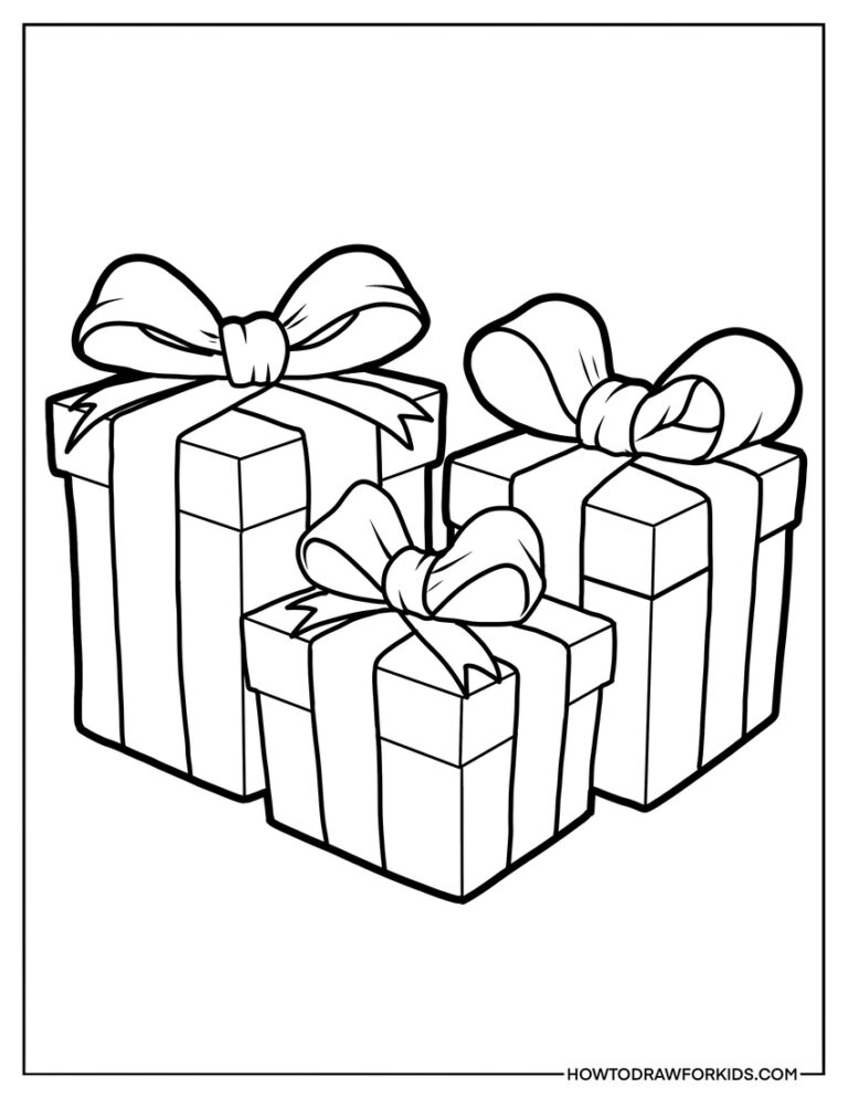 Present Coloring Pages - Free Printables