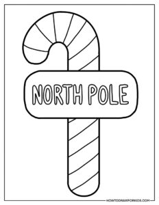 North Pole Coloring Pages - Free Printables