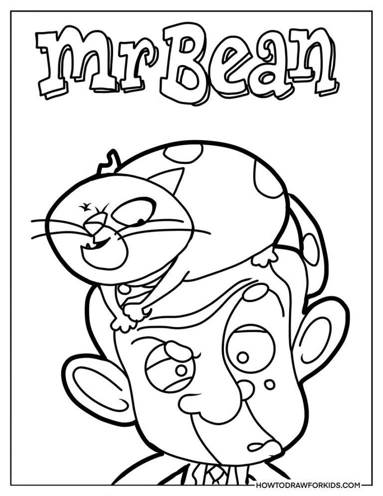 Mr. Bean Coloring Pages - Free Printables