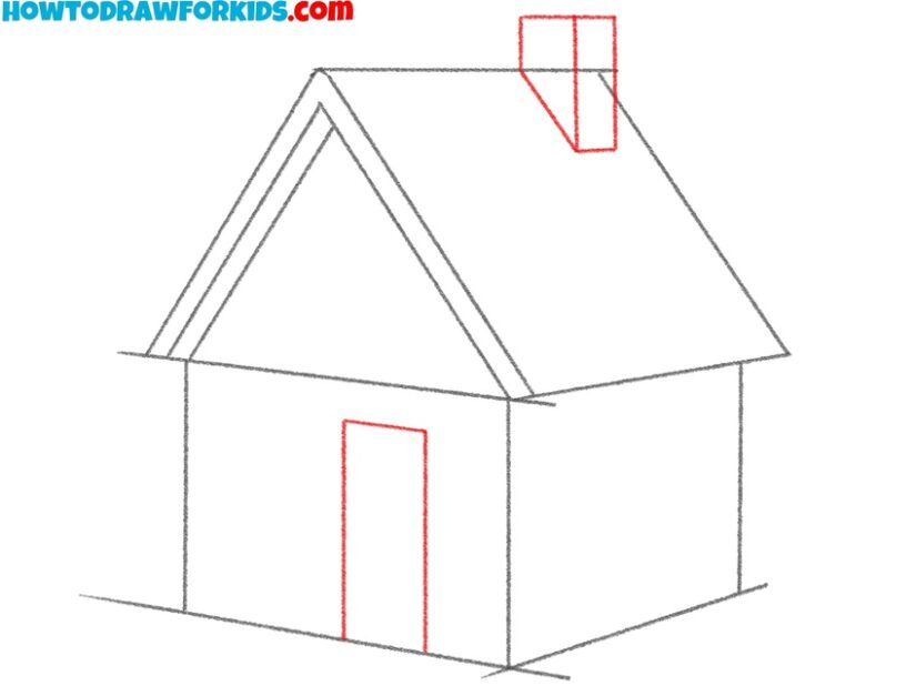 How to Draw a 3D House - Easy Drawing Tutorial For Kids