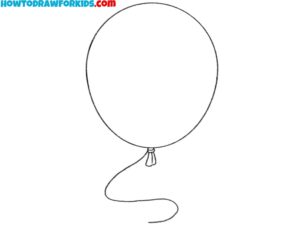 How to Draw a Balloon - Easy Drawing Tutorial For Kids