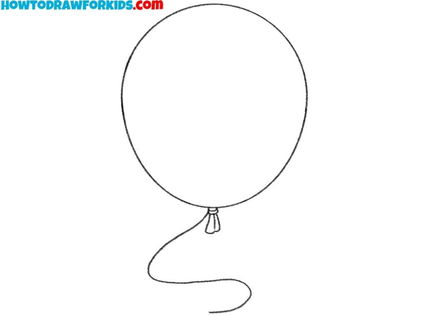 How to Draw a Balloon - Easy Drawing Tutorial For Kids