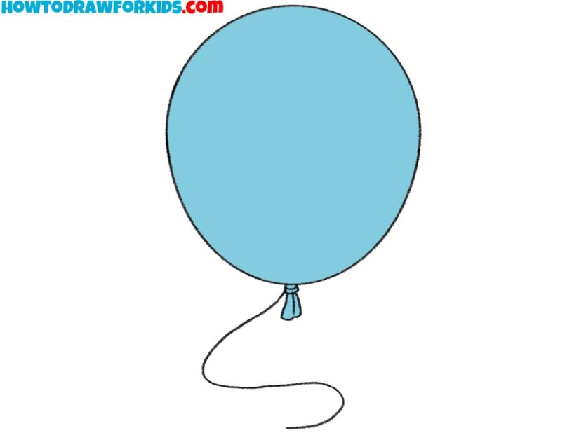 How to Draw a Balloon - Easy Drawing Tutorial For Kids