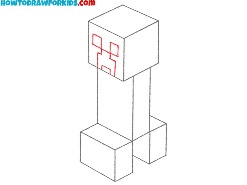 How to Draw a Creeper - Easy Drawing Tutorial For Kids