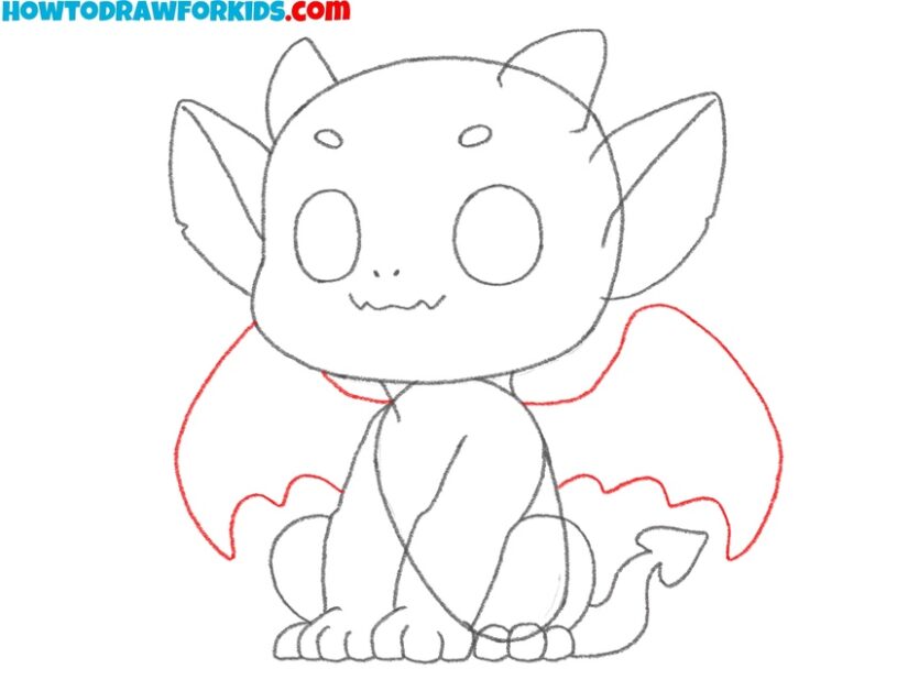 How to Draw a Gargoyle - Easy Drawing Tutorial For Kids