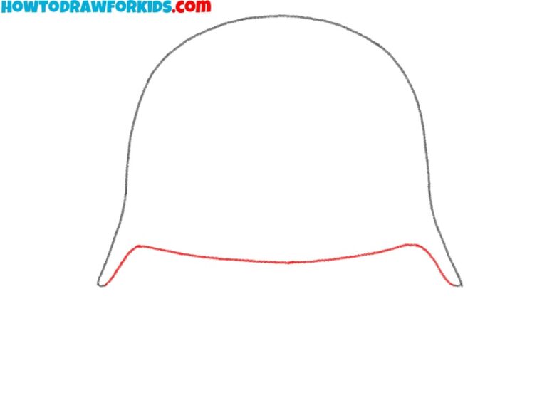 How to Draw a Helmet - Easy Drawing Tutorial For Kids