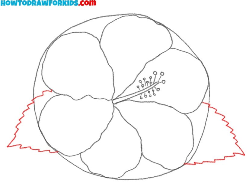 How to Draw a Hibiscus - Easy Drawing Tutorial For Kids