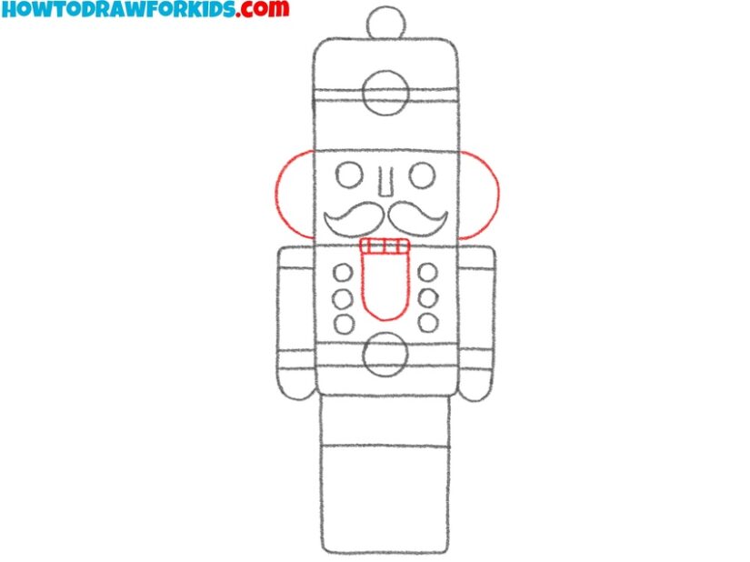 How to Draw a Nutcracker - Easy Drawing Tutorial For Kids