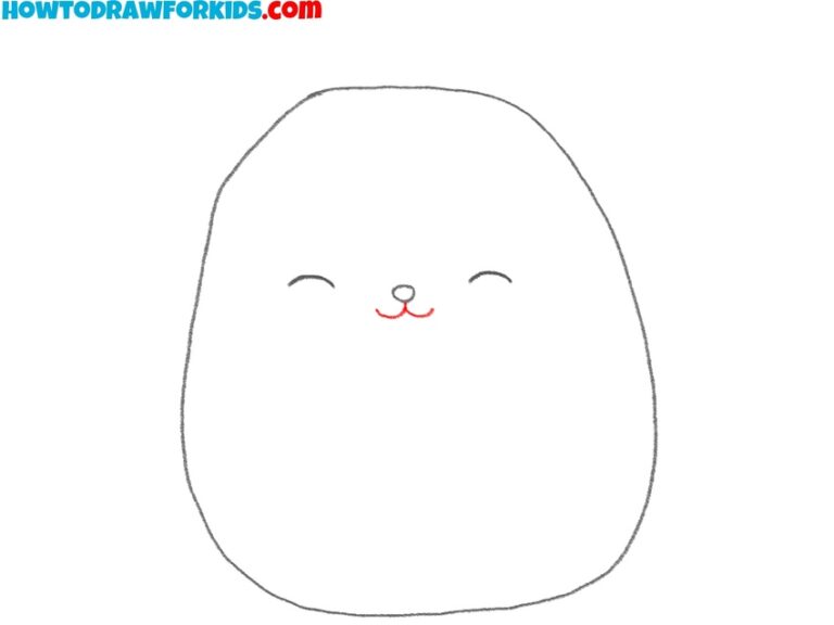 How to Draw a Squishmallow - Easy Drawing Tutorial For Kids