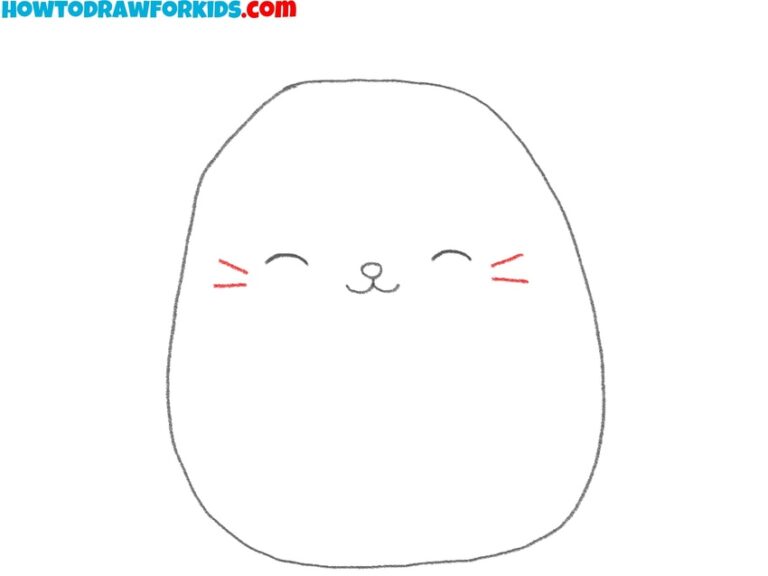 How to Draw a Squishmallow - Easy Drawing Tutorial For Kids