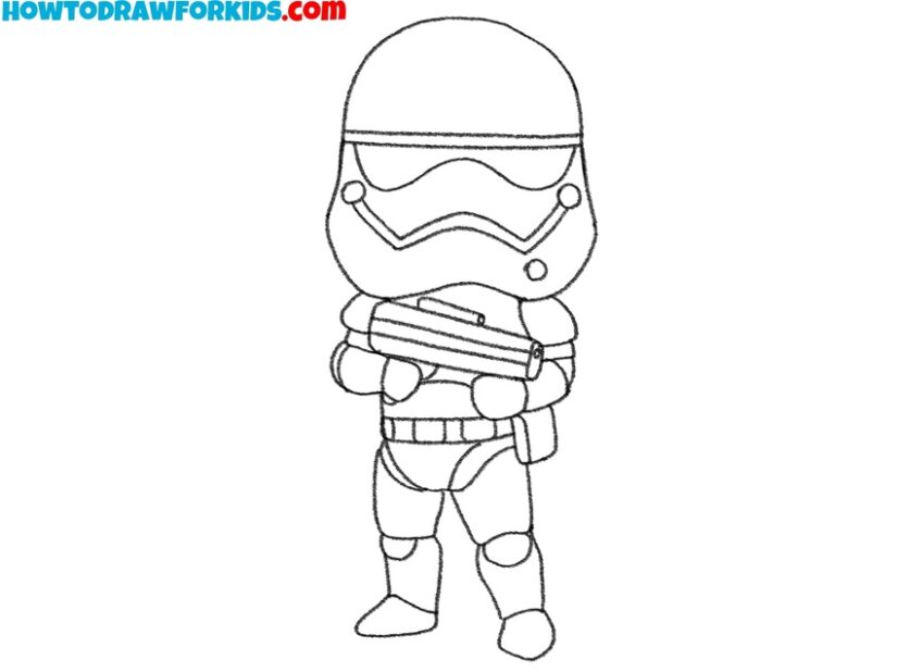 How to Draw a Stormtrooper - Easy Drawing Tutorial For Kids