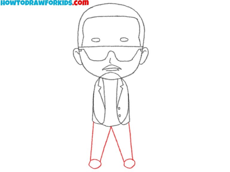 How to Draw Agent J - Easy Drawing Tutorial For Kids