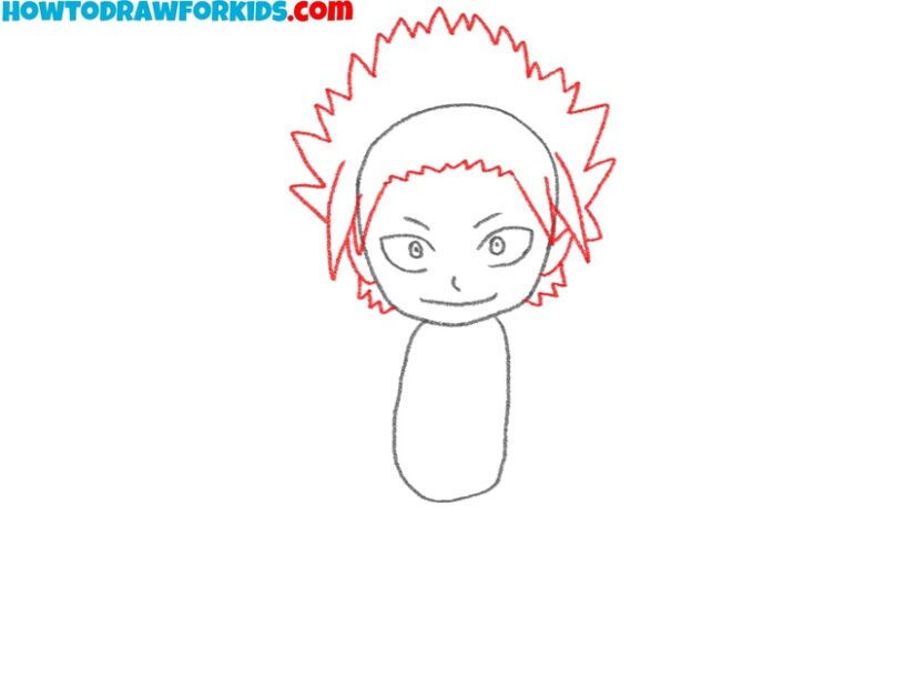 How to Draw Kirishima - Easy Drawing Tutorial For Kids