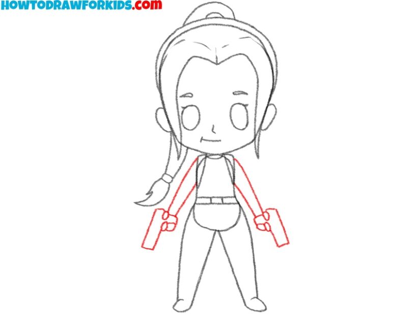 How to Draw Lara Croft - Easy Drawing Tutorial For Kids