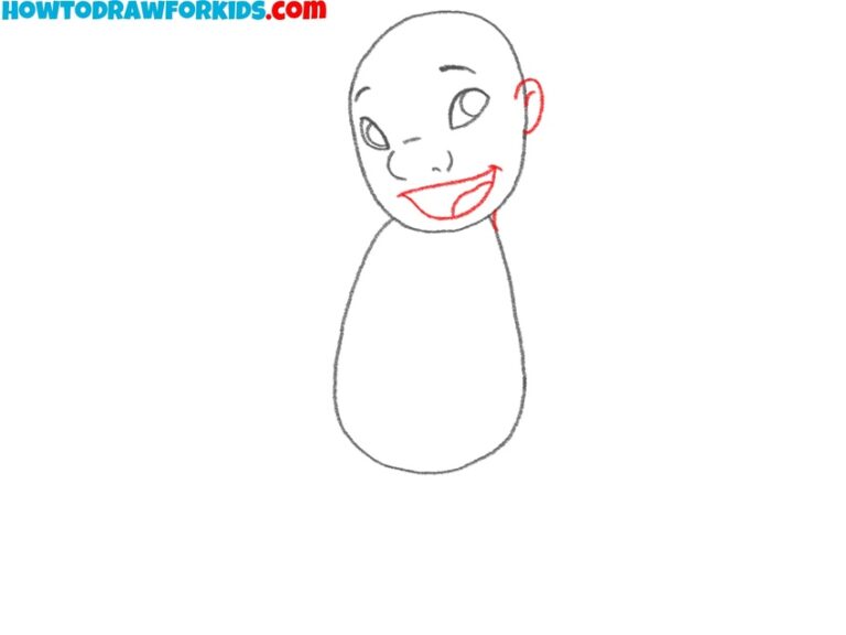 How to Draw Lilo - Easy Drawing Tutorial For Kids