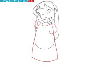 How to Draw Lilo - Easy Drawing Tutorial For Kids